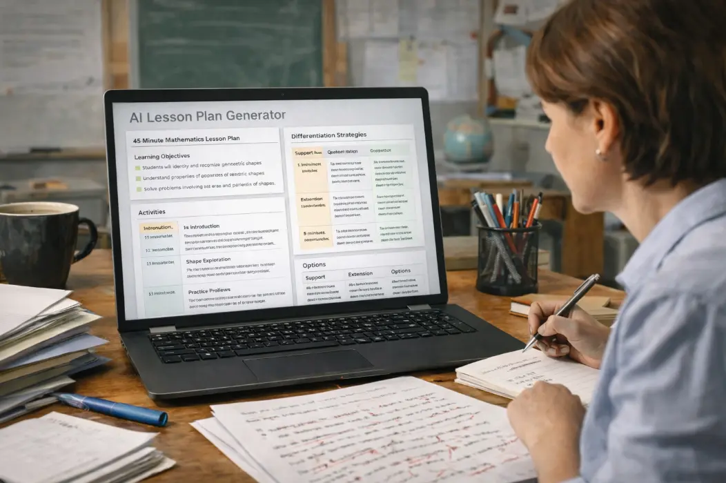 AI Lesson Plan Generator for Teachers | Notie AI